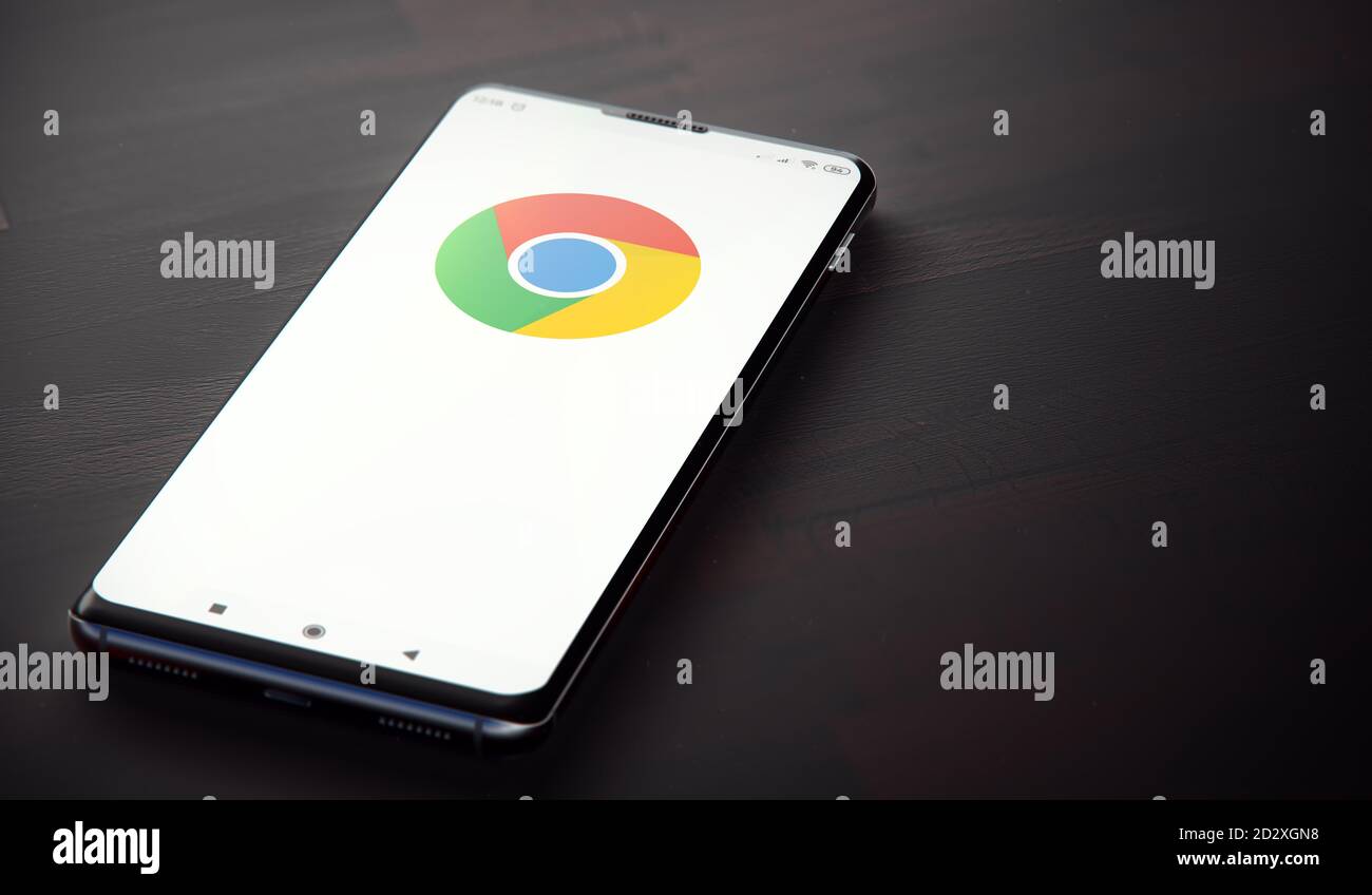 Logo google chrome hi-res stock photography and images - Alamy