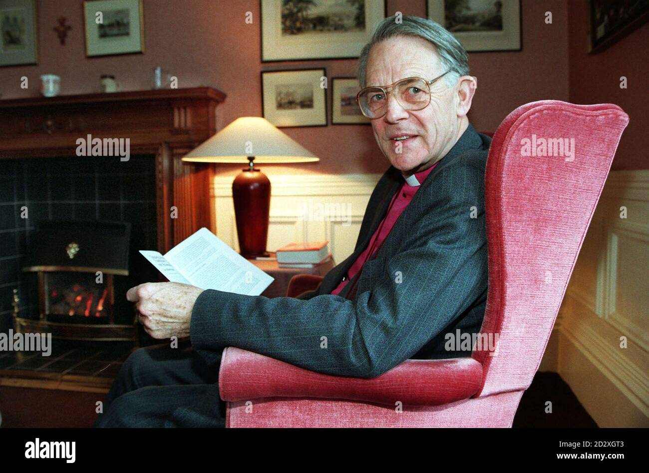 The Rt Rev, David Stuart Sheppard, who is to step down as the Bishop ...