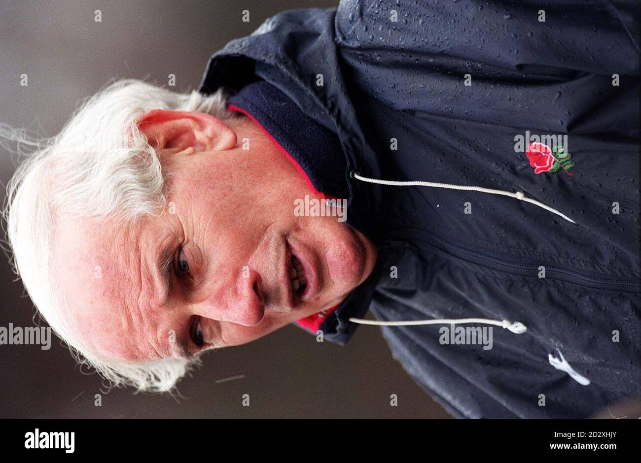 England rugby coach, Jack Rowell, during training with his squad at ...
