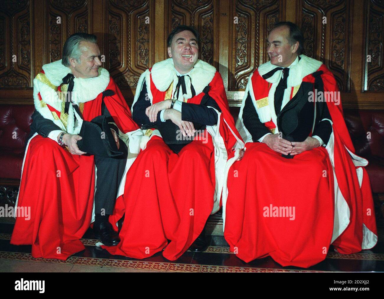 Flanked by lord owen lord palumbo hi-res stock photography and images ...