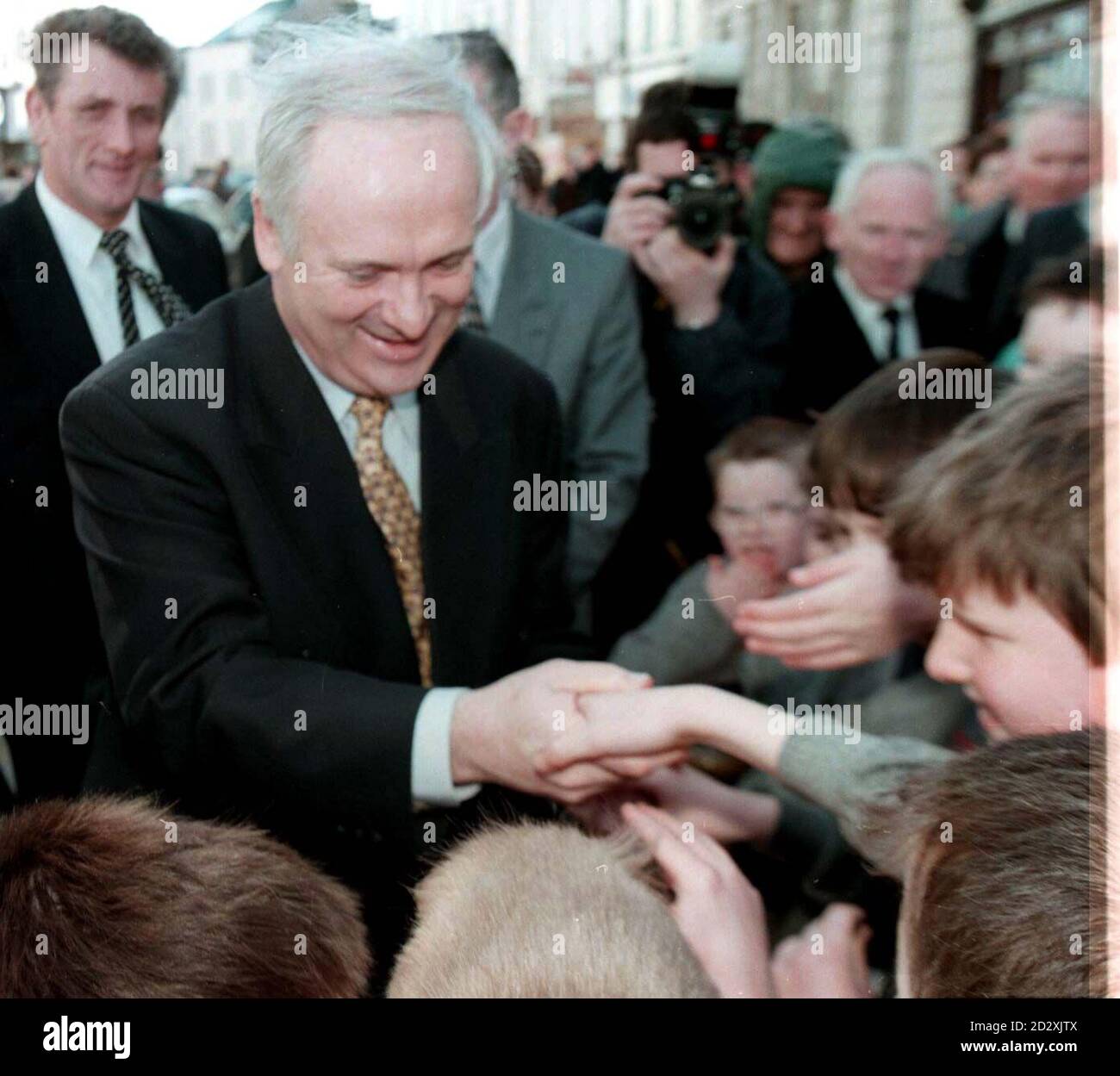 Irish Premier John Bruton meets children from St Mary's Irvinestown, at ...