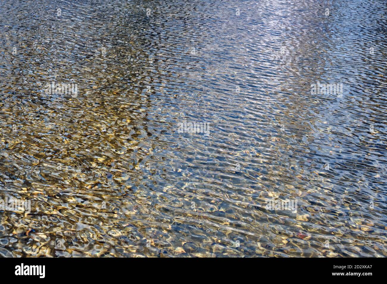 Background of transparent water, texture of ripples and waves on top of ...
