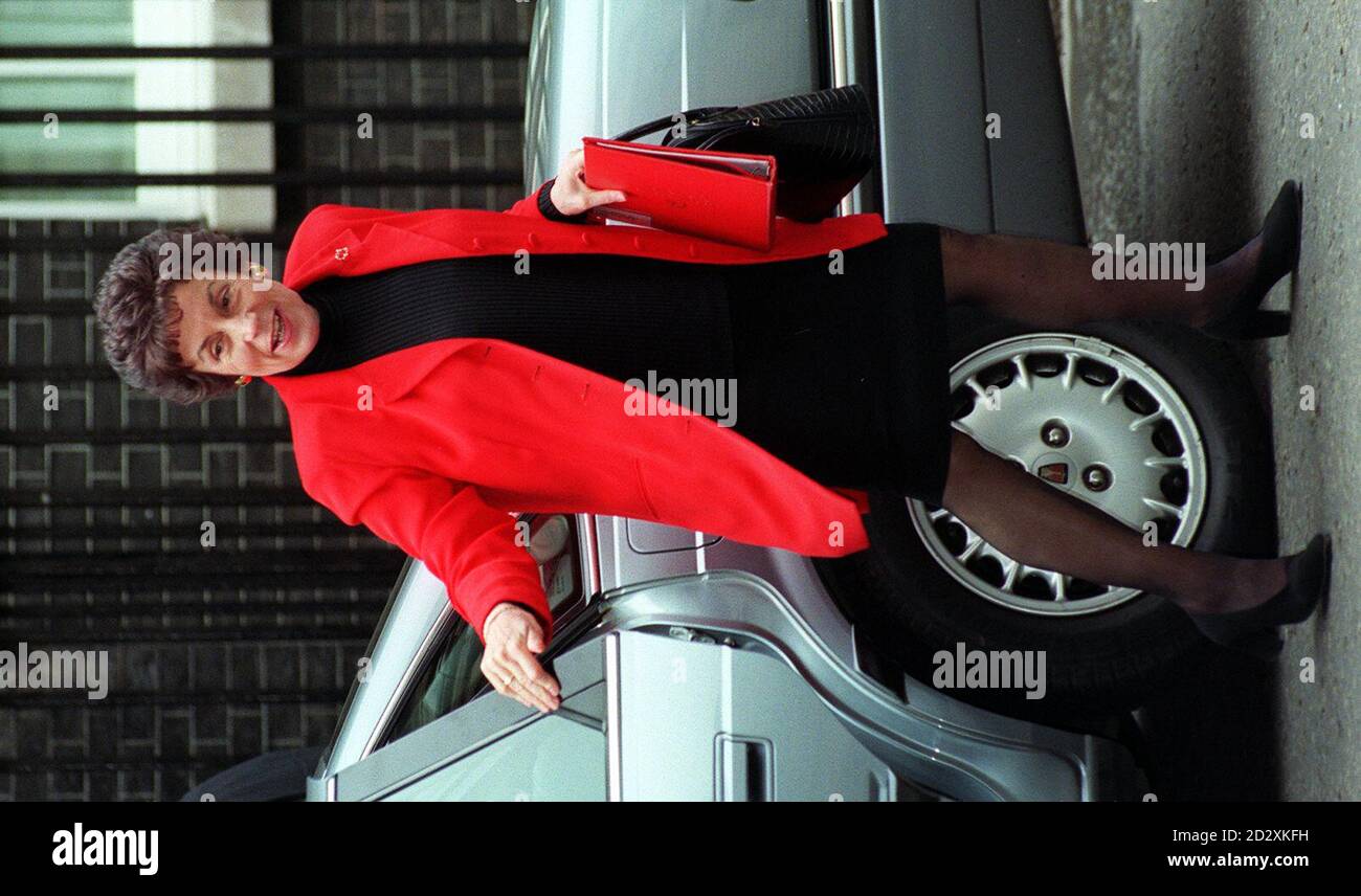 Education Secretary Gillian Shephard arriving at today's (Thursday ...