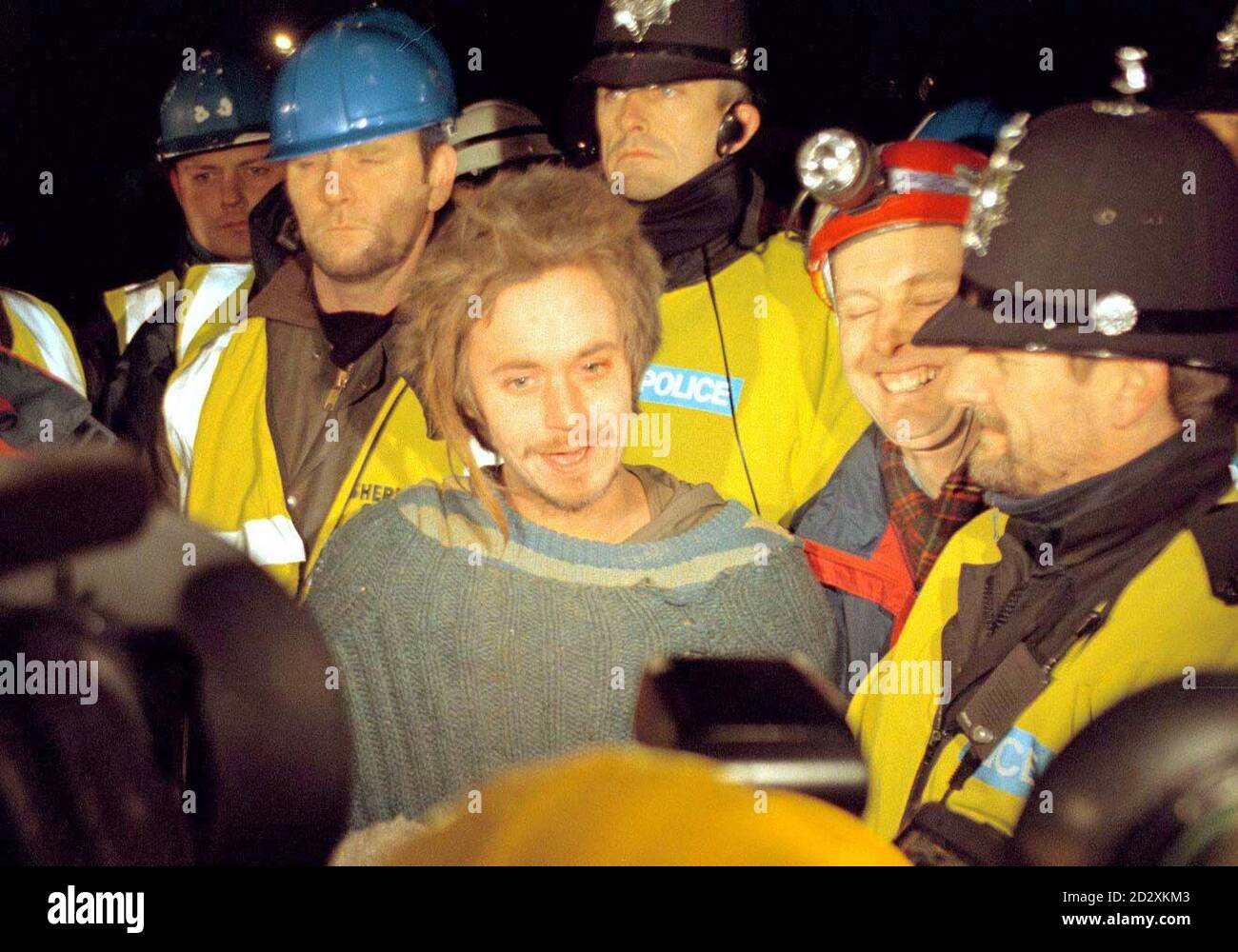 Library filer dated 30.1.97, of roads protestor Swampy during the ...