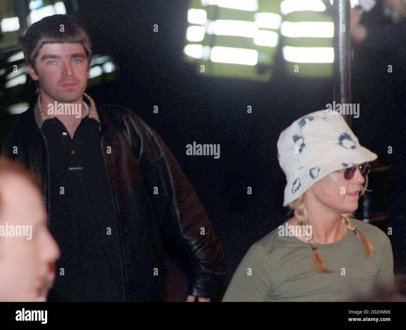 Oasis star Noel Gallagher and girlfriend Meg Mathews arriving at the ...