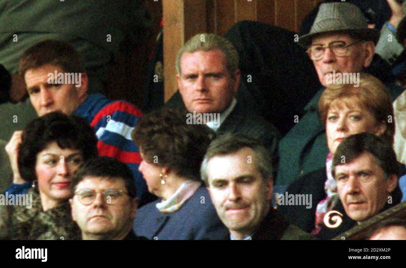 Controversial Rangers and England star player Paul Gascoigne watches ...
