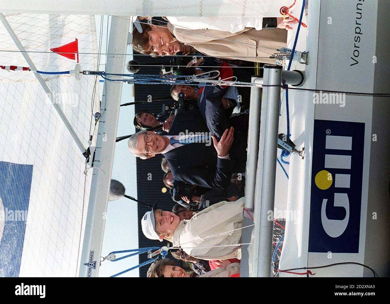Prime Minister John Major tours the Douglas Gill International factory ...