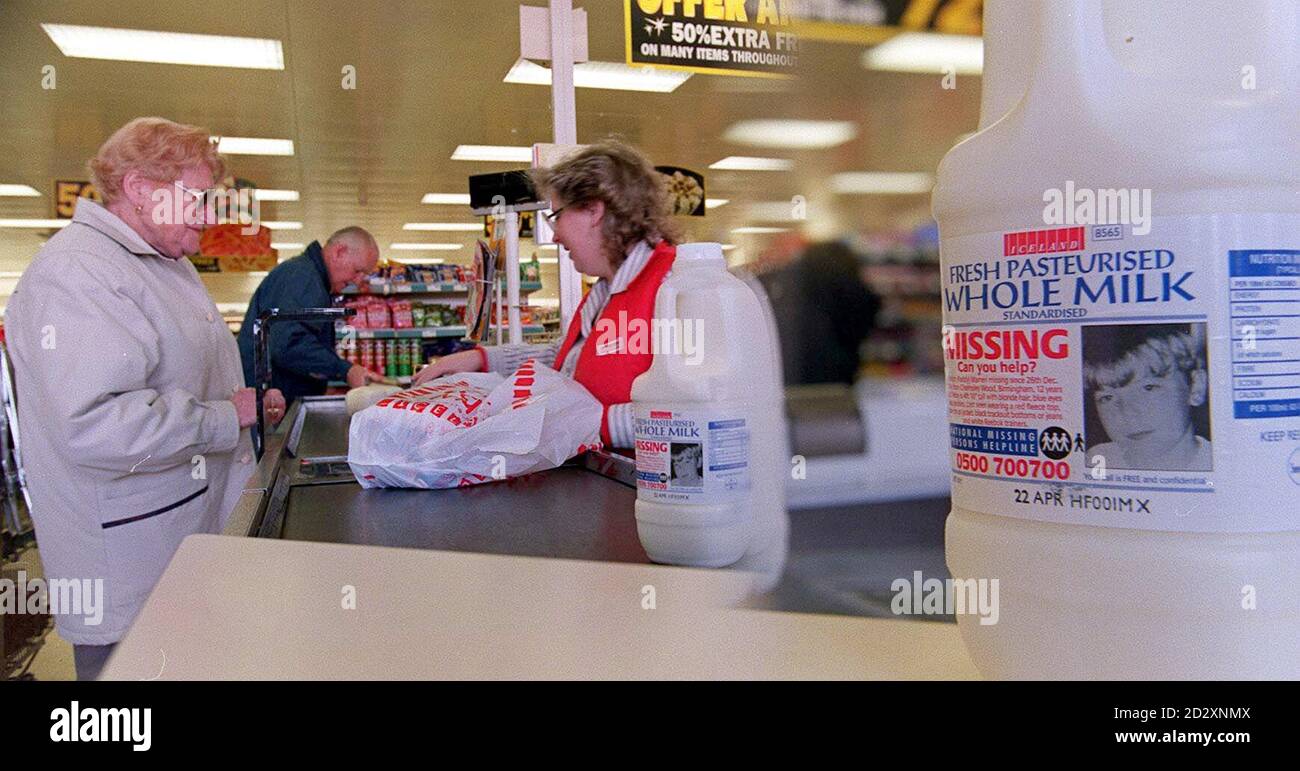 Milk Carton Missing Children