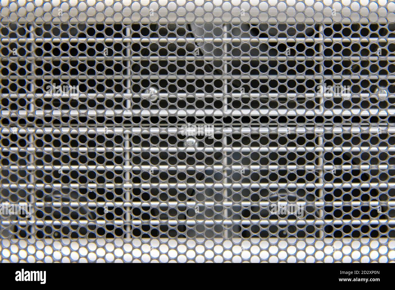 Transparent grid background with round cells to protect computer ...