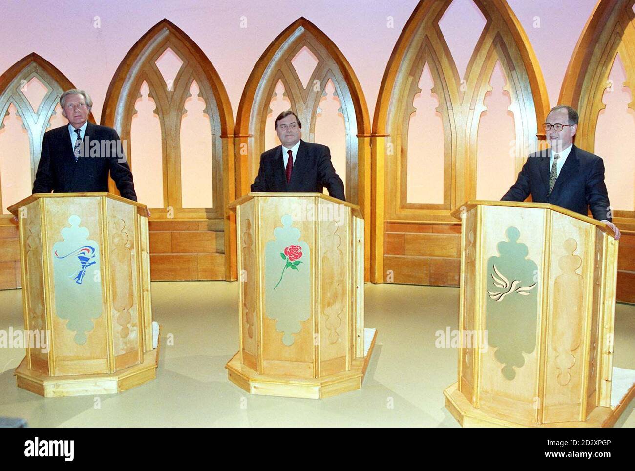 The deputy leaders of Britain's three major political parties during a ...