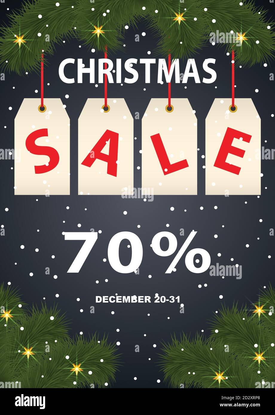 Big green christmas tree Stock Vector Images - Alamy