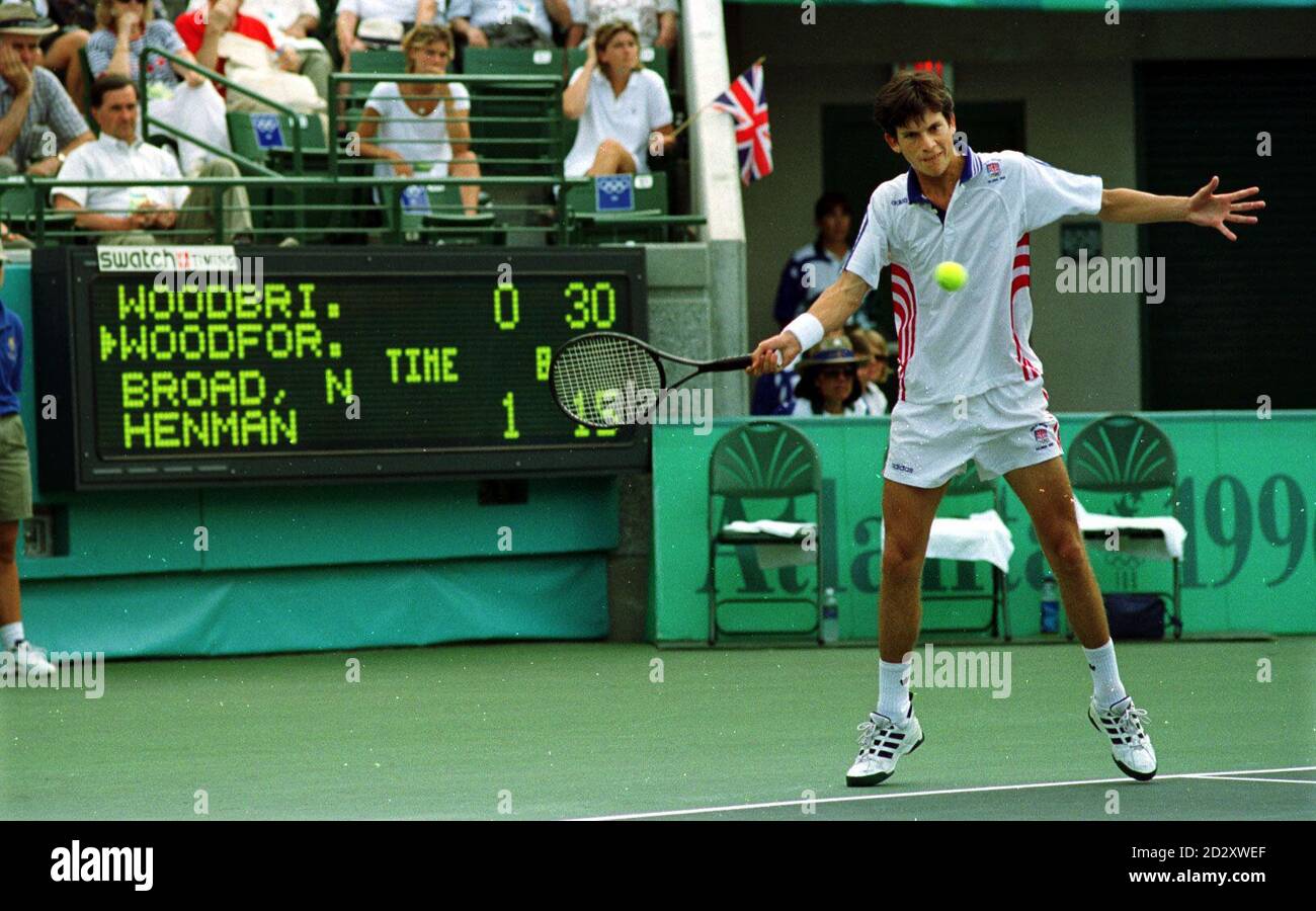 OLYMPIC MENS DOUBLES FINAL: TIM HENMAN AND NEIL BROAD V WOODBRIDGE AND ...
