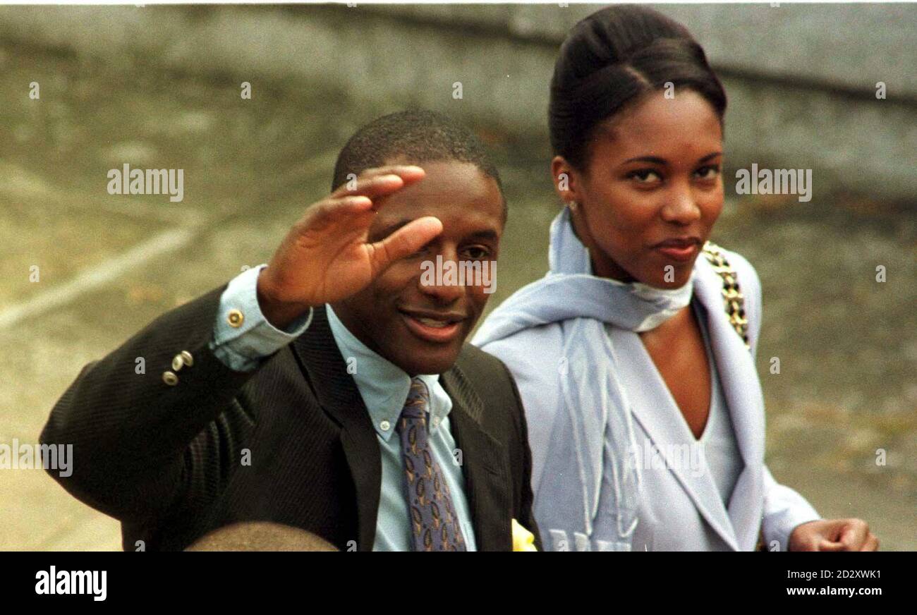 John fashanu and his wife hi-res stock photography and images - Alamy