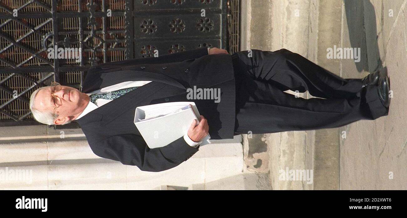 George Carman QC arrives at the High Court in London this morning ...