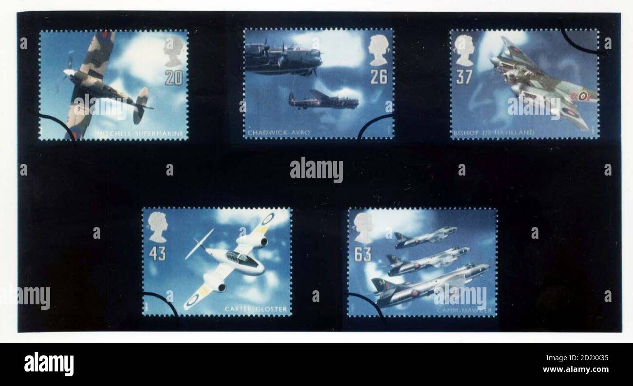 The Royal Mail's Architects of the Air stamps, which go on sale on ...