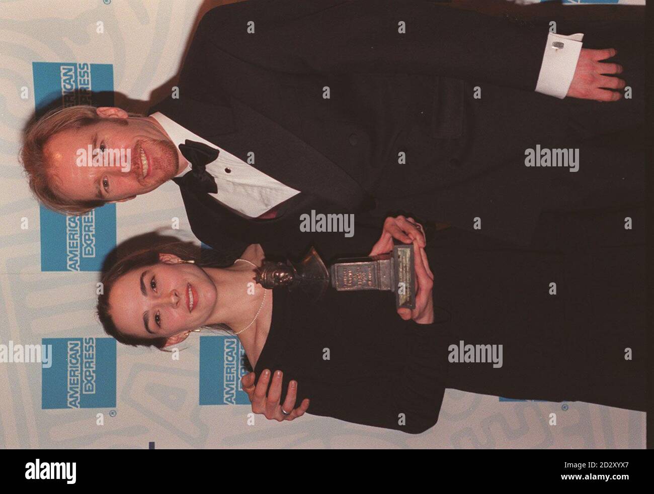 PATRICIA HINES AND STEVEN BRELL OF THE RAMBERT DANCE COMPANY AFTER THE ...