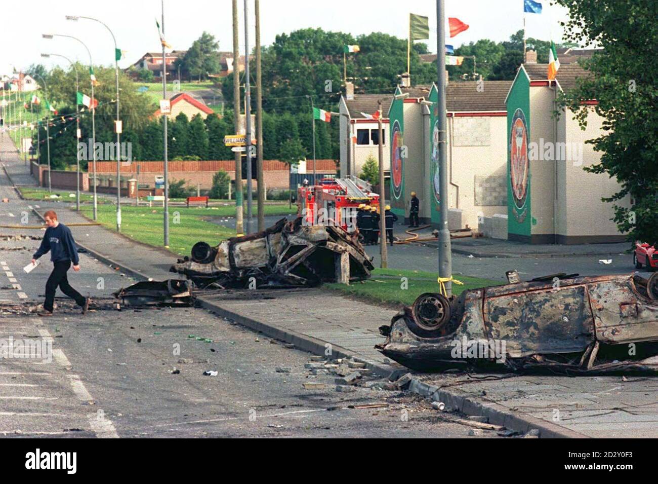 Riots in ulster hi-res stock photography and images - Alamy