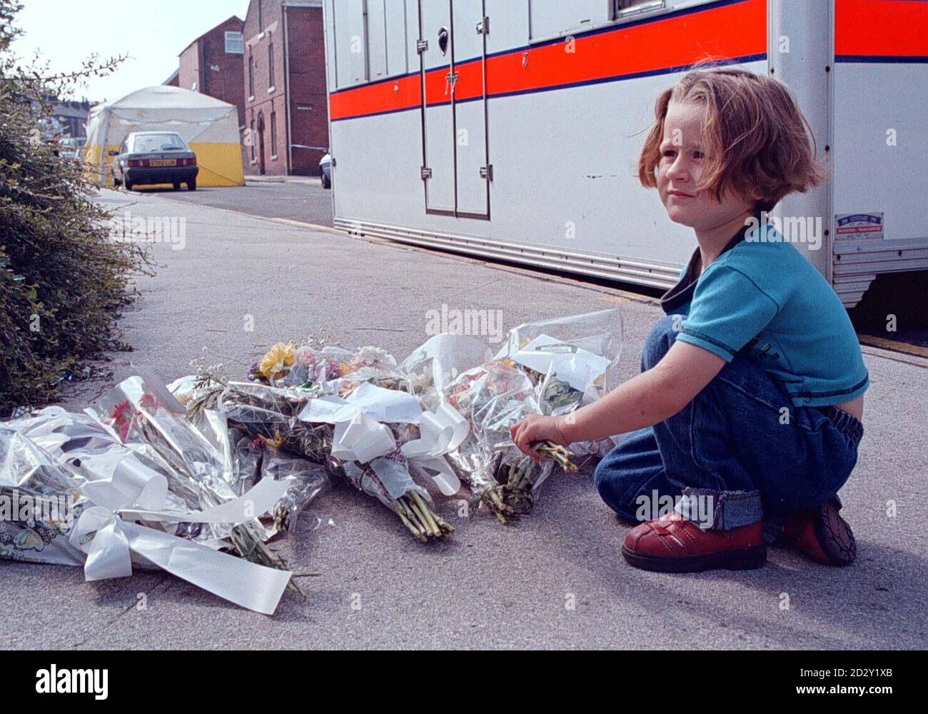 A tent marks the spot where 5-year-old Bolton boy, Dillon Hull, was ...