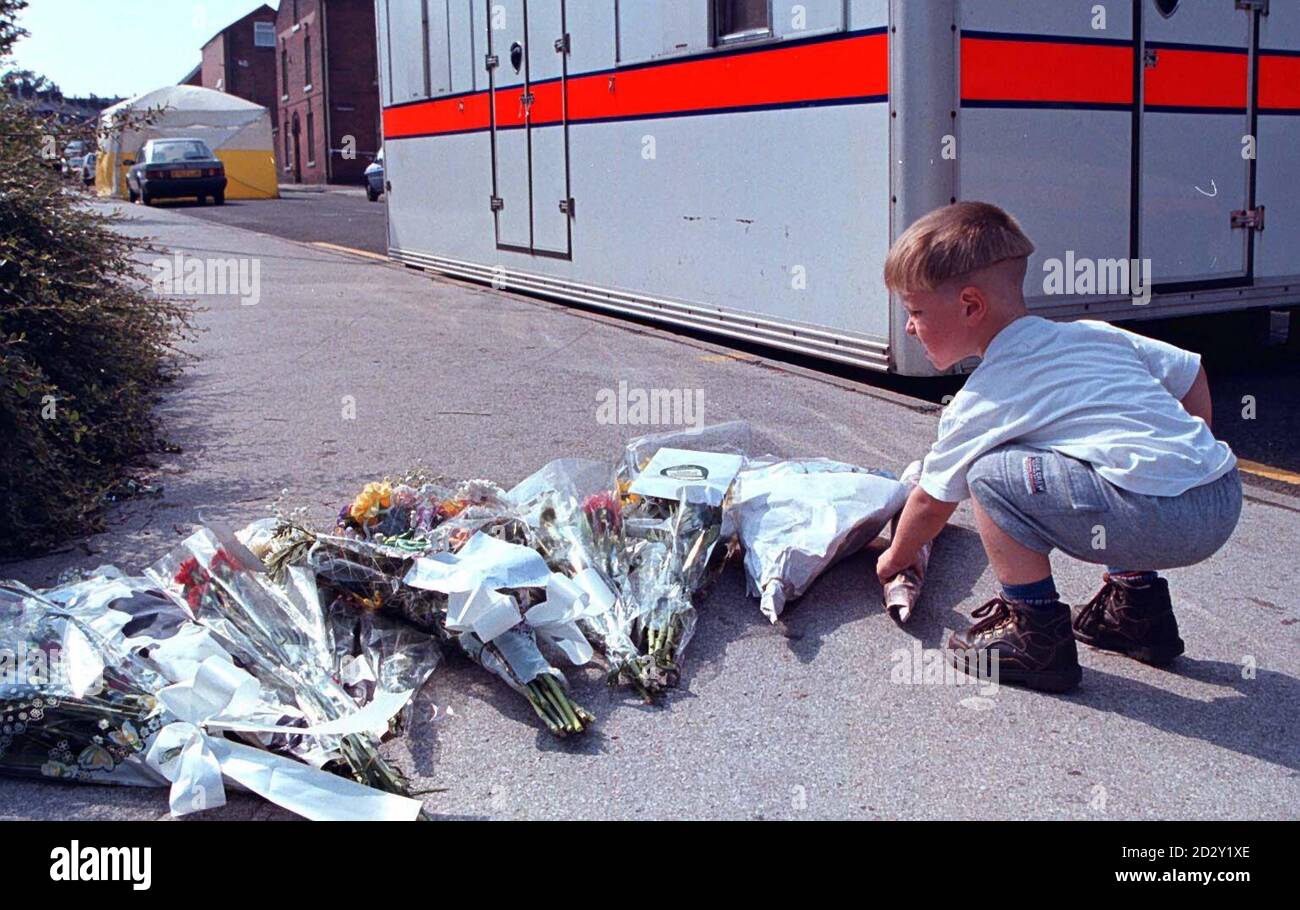A tent marks the spot today (Thurs) where 5 year old Bolton boy Dillon ...