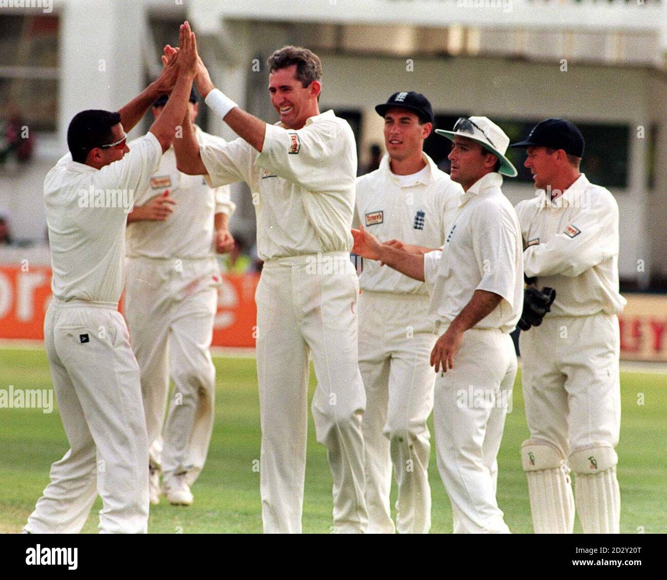 Left and mark taylor at trent bridge hi-res stock photography and ...