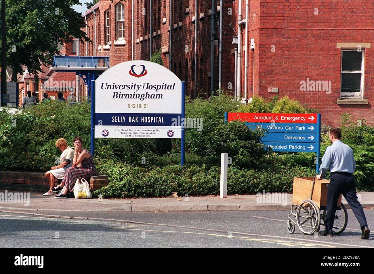 Exterior of Selly Oak Hospital, Birmingham. Photo by David Jones/PA ...
