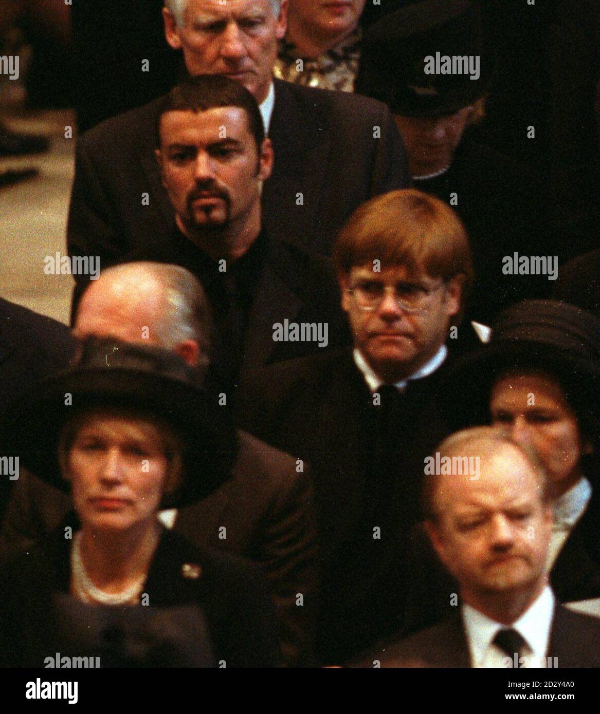 Elton john george michael hi-res stock photography and images - Alamy