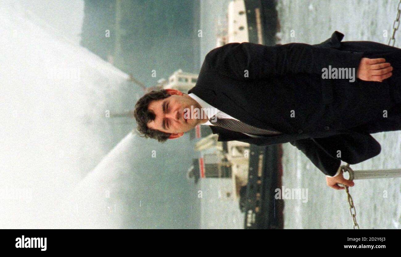 Chanceller Gordon Brown after the formal handover of Fife's former ...