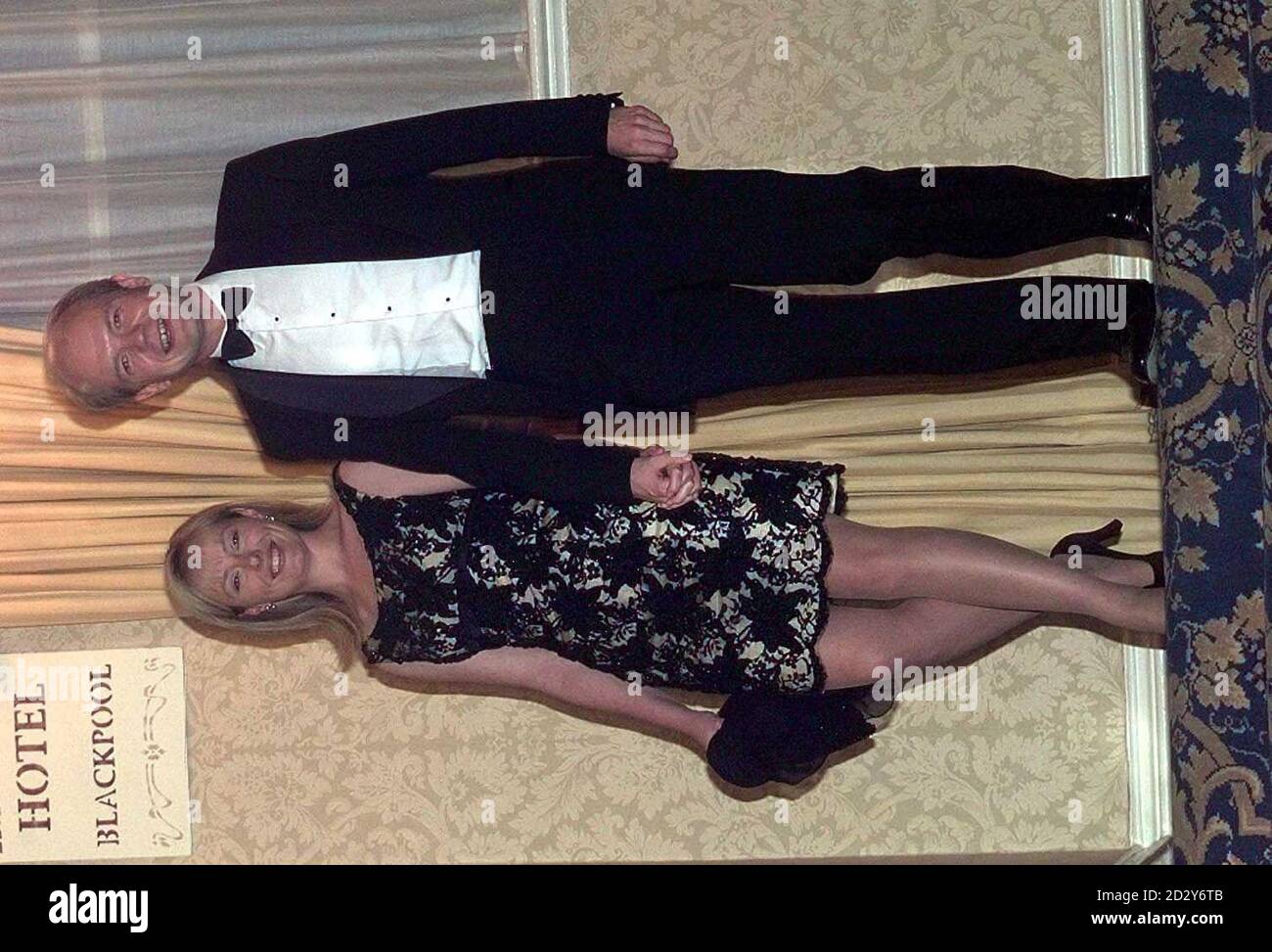 Conservative Party leader William Hague and his fiancee Ffion Jenkins ...