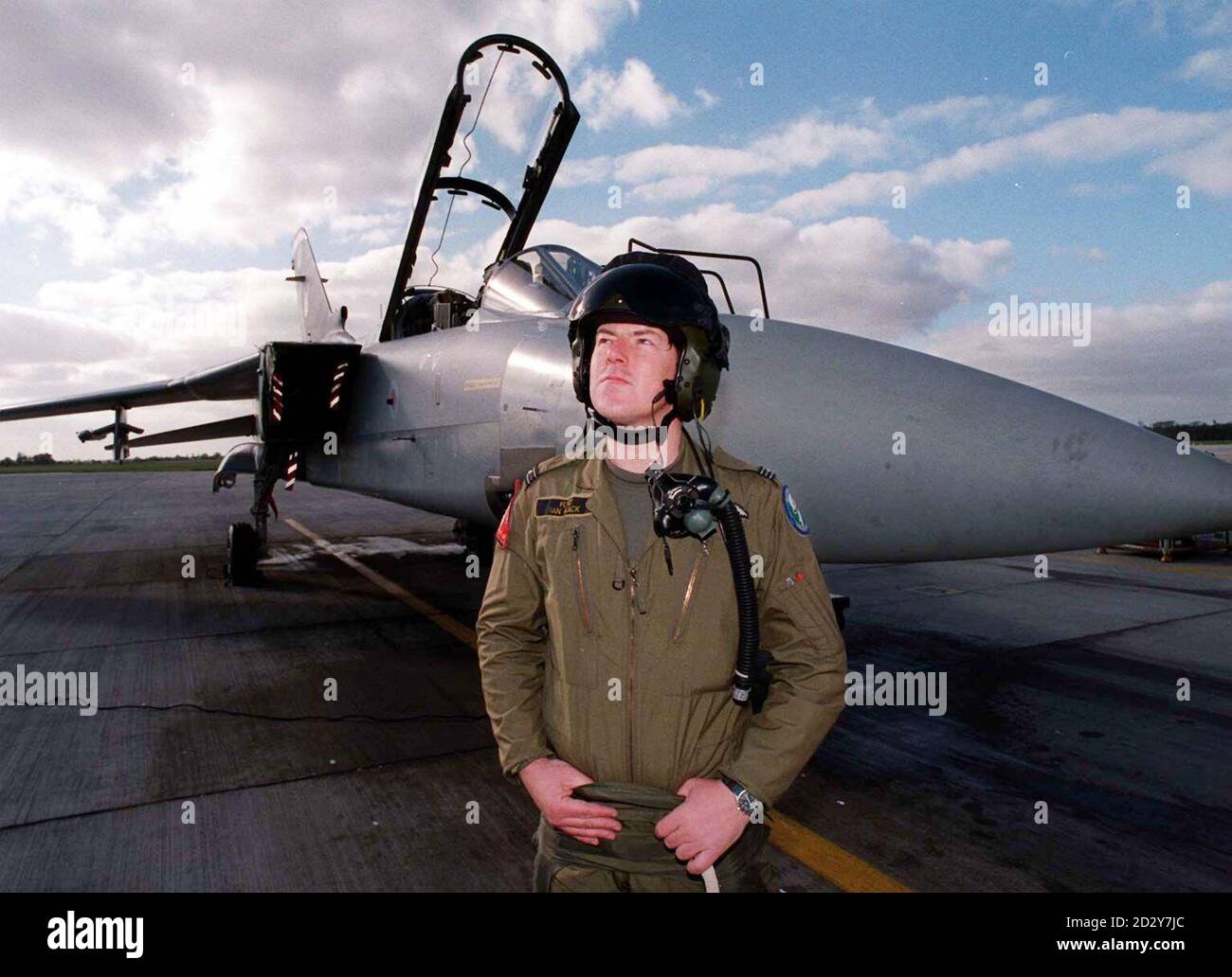 The first of the RAF New Few pilots, Ian Black, 38, at RAF Coningsby ...