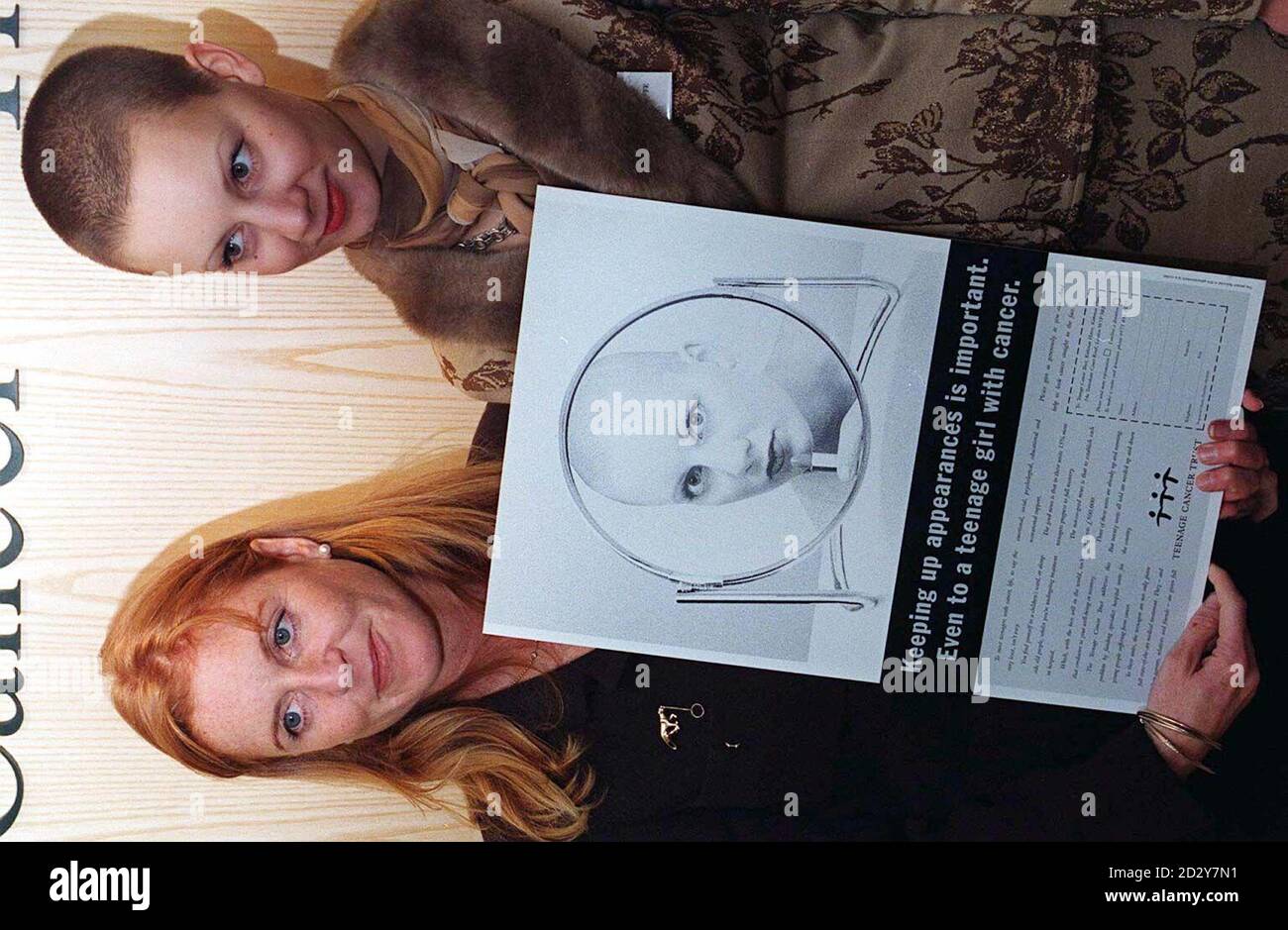The Duchess of York (left) with Tamara Giltsoff holding the Poster she ...