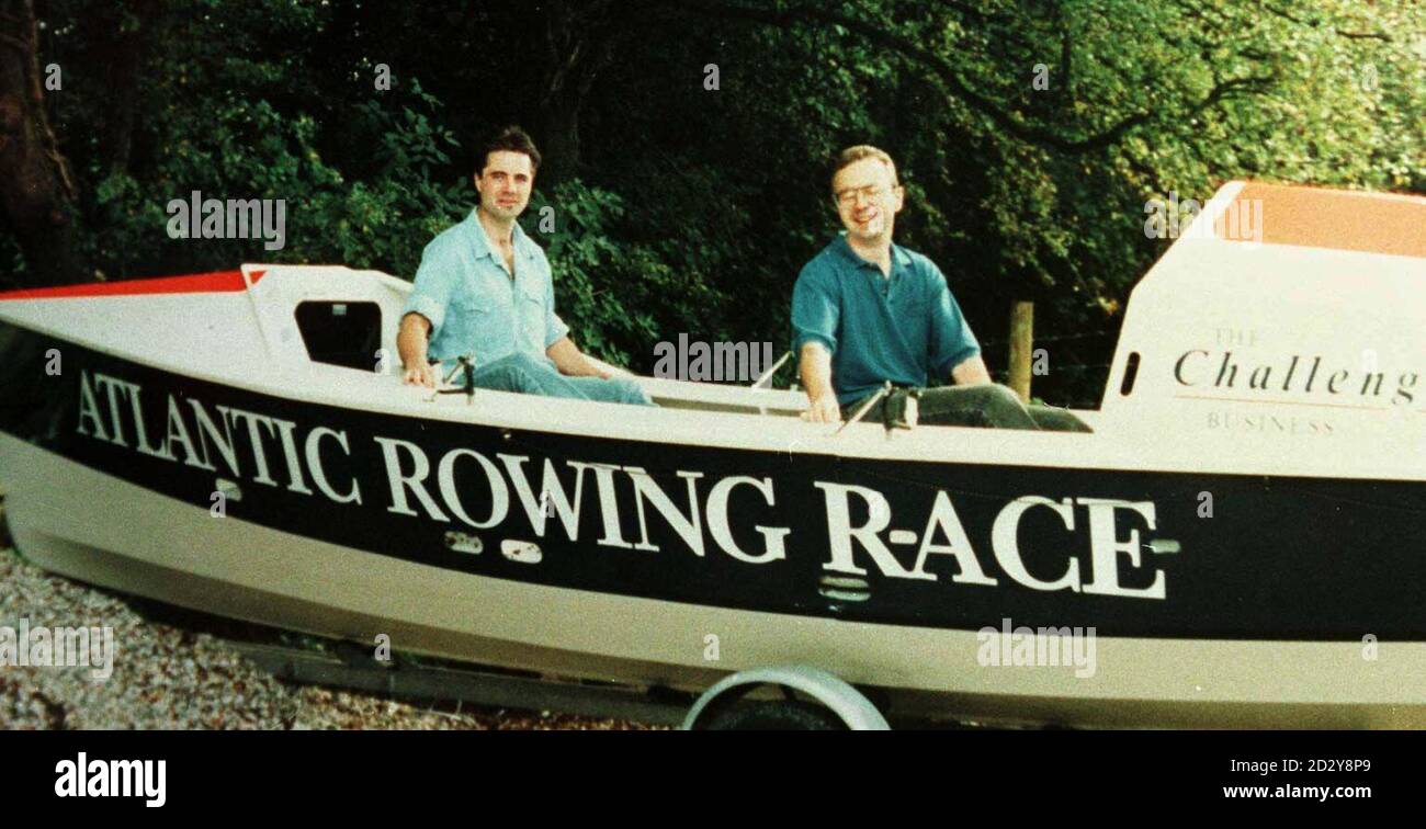 Undated collect of Atlantic rowers Matthew (Left) and Edward Boreham ...