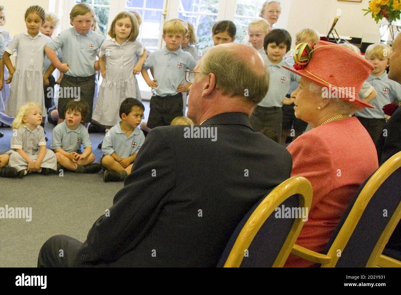 Four-year-old Jacob Butcher (sitting, front row, second left), who had ...