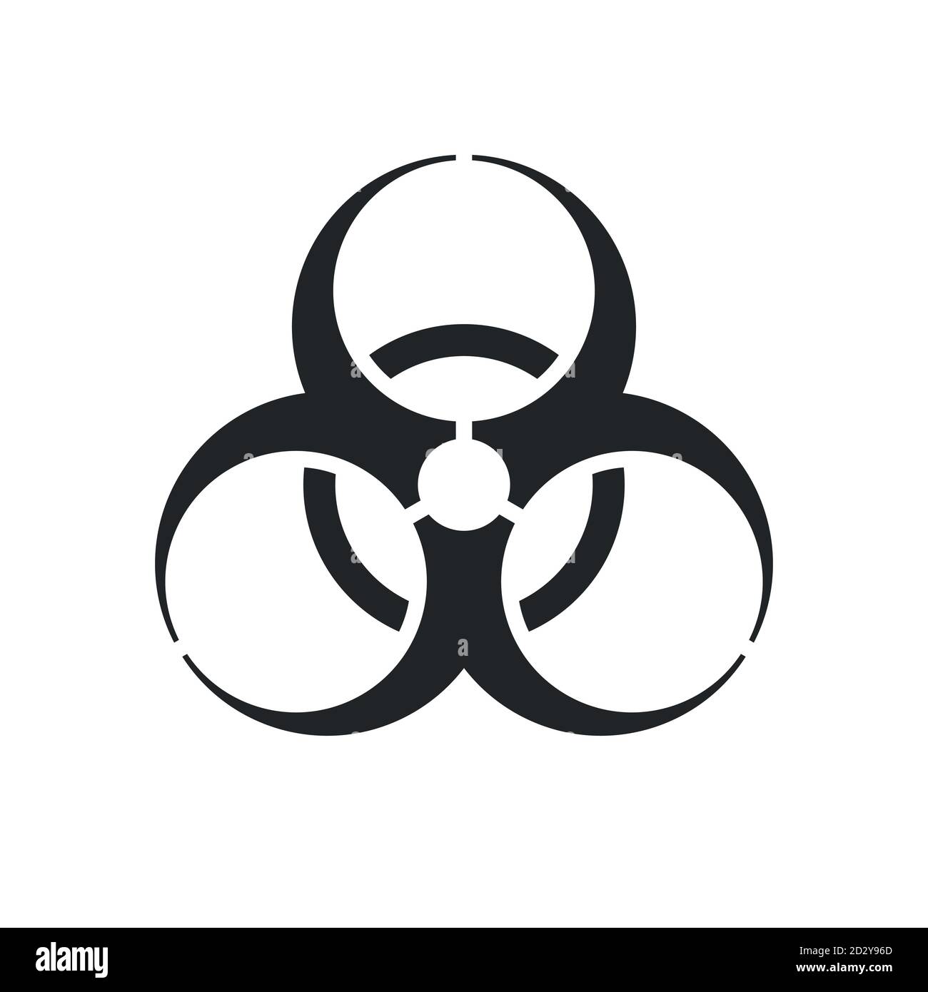 Black and white biohazard symbol Stock Vector Image & Art - Alamy