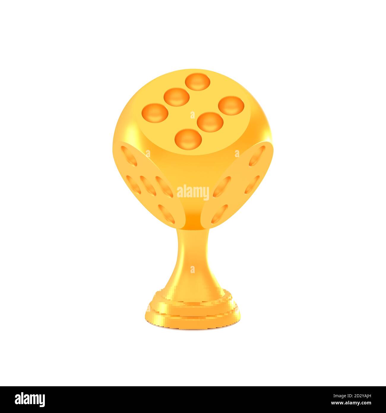 Realistic championship gold cup Cut Out Stock Images & Pictures - Alamy