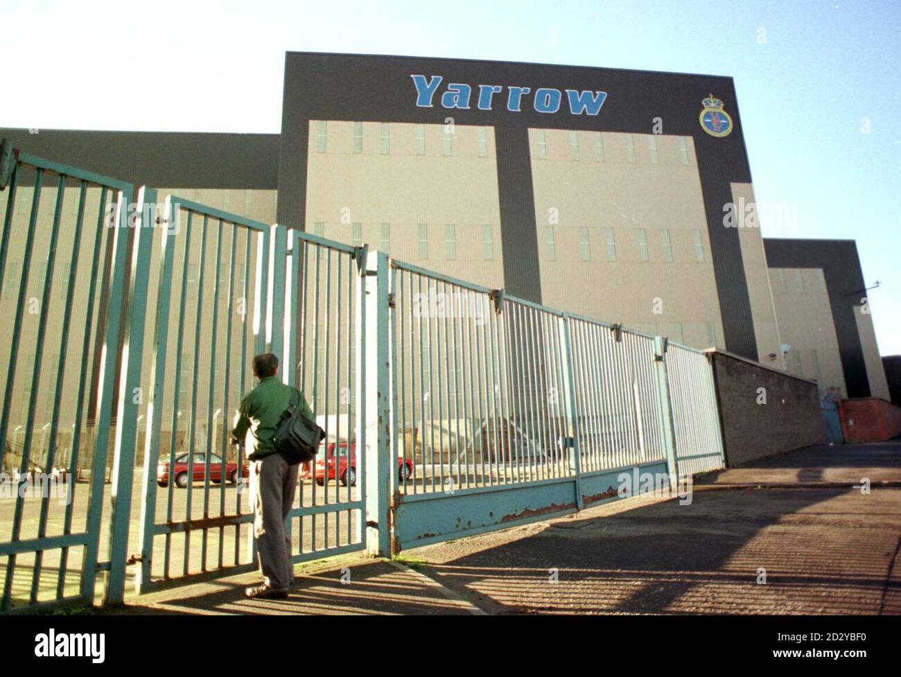 The Clydeside shipyard Yarrow in Glasgow celebrates winning a multi ...