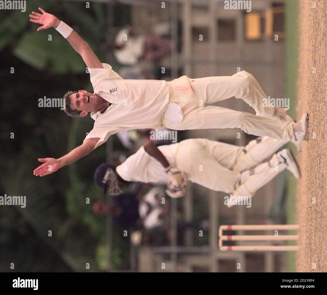 England bowler andrew caddick appeals hi-res stock photography and ...