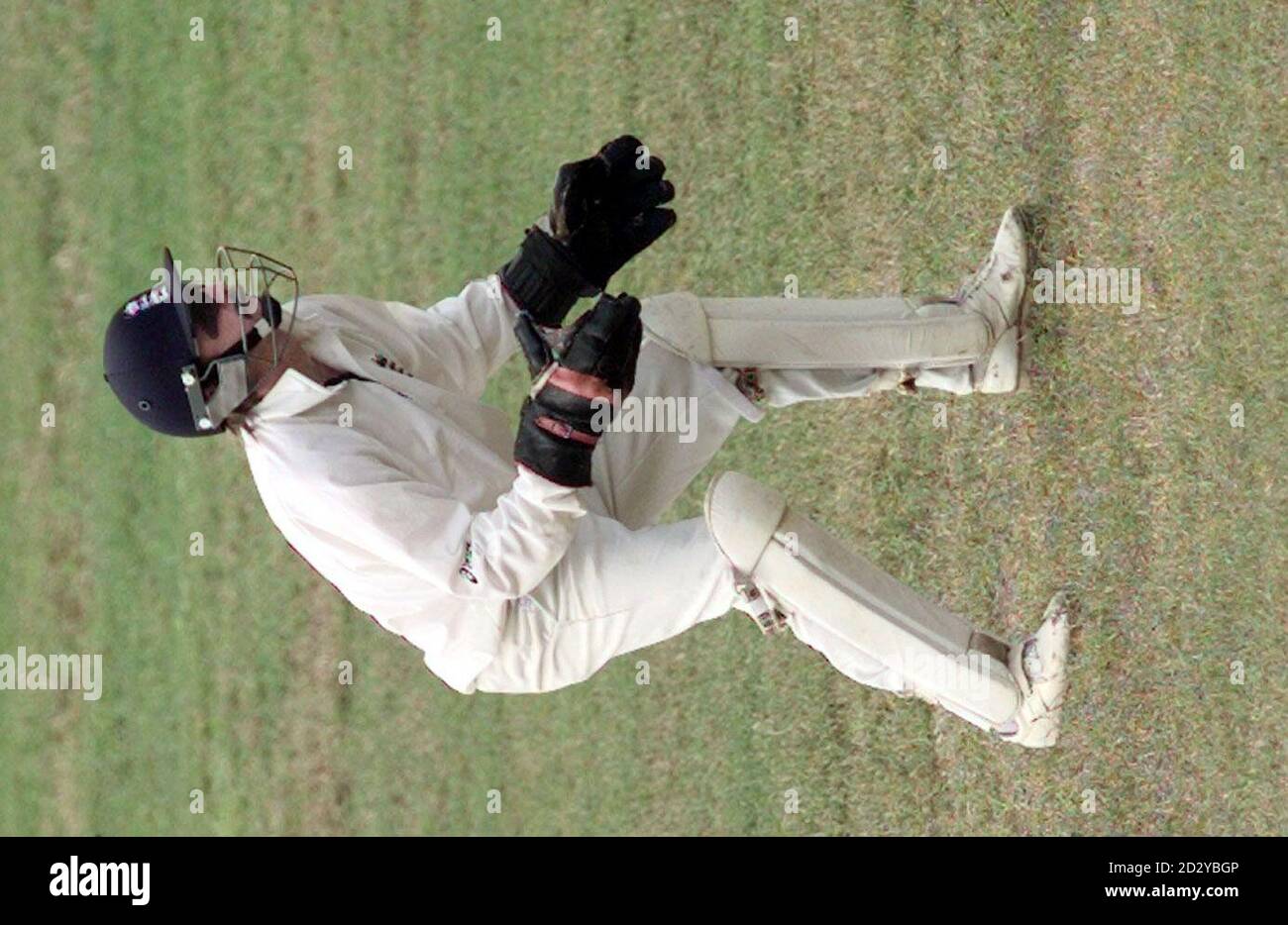 England wicket keeper jack russell wears hi-res stock photography and ...