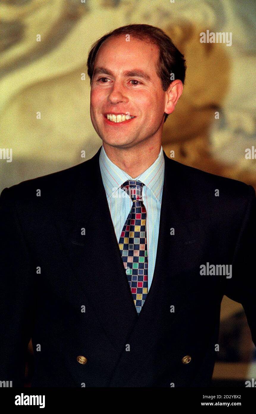 PA NEWS PHOTO 08/01/98 PRINCE EDWARD AT THE LAUNCH OF "CROWN AND ...