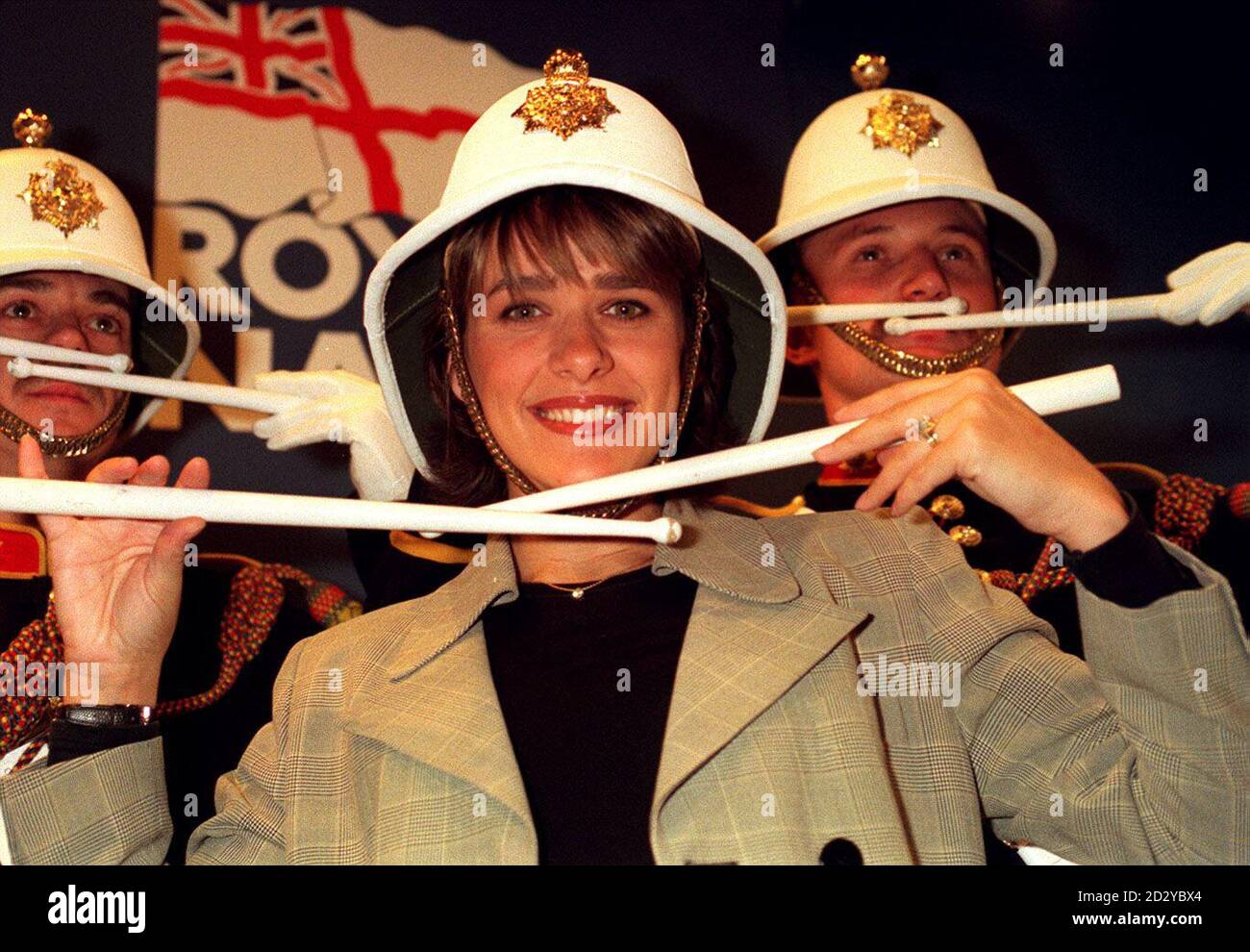 Pa News Photo 08 01 98 National Lottery Host Carol Smillie Officially