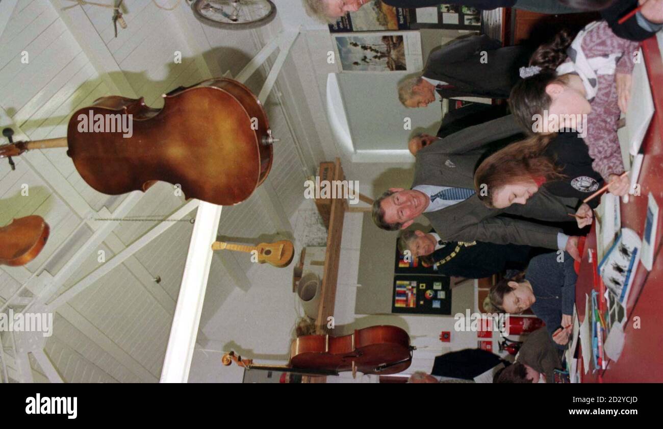 The Prince of Wales in Bushey, Hertfordshire today to officially open ...