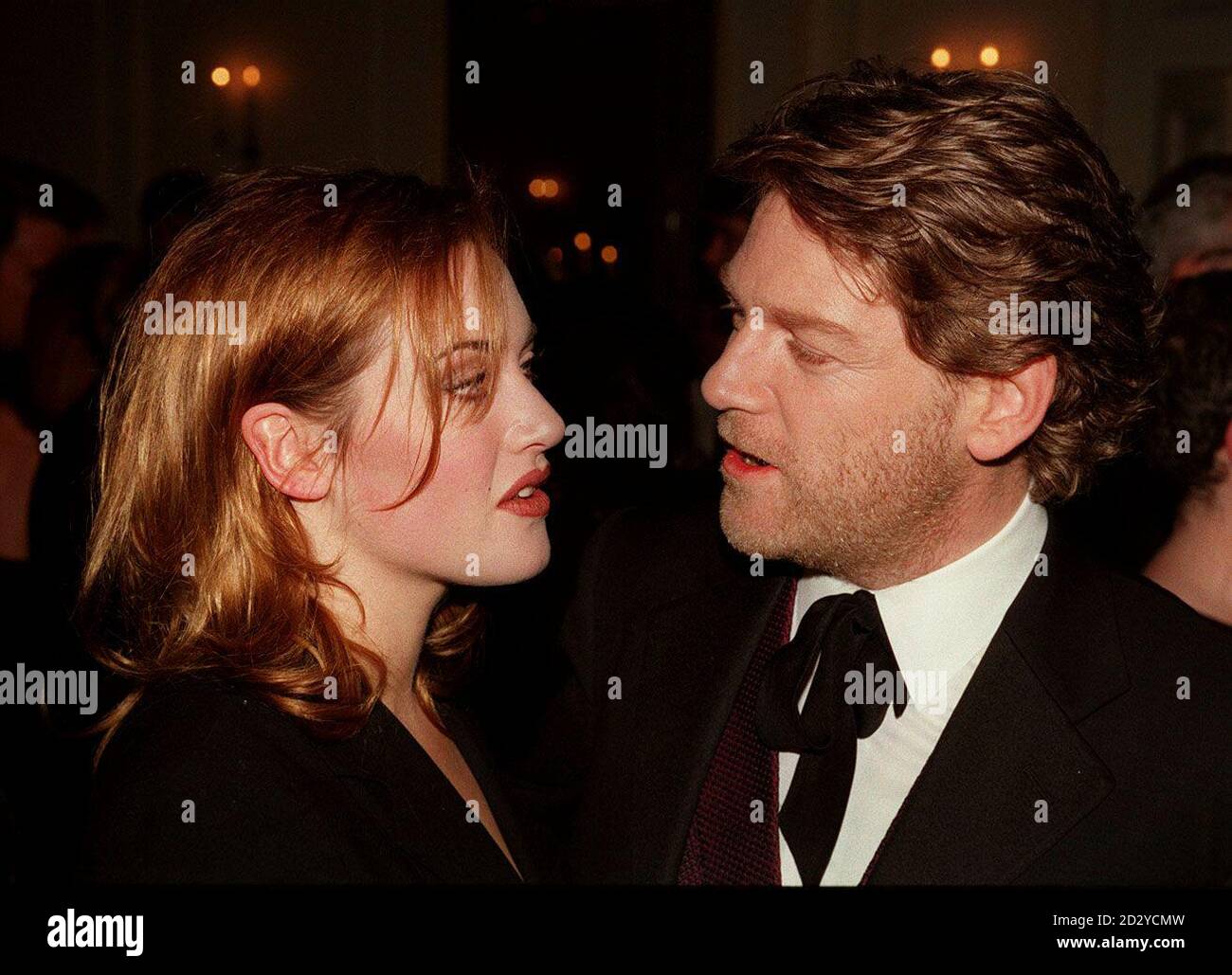 PA NEWS PHOTO 1/2/98 Actors Kate Winslet and Kenneth Branagh attend the ...