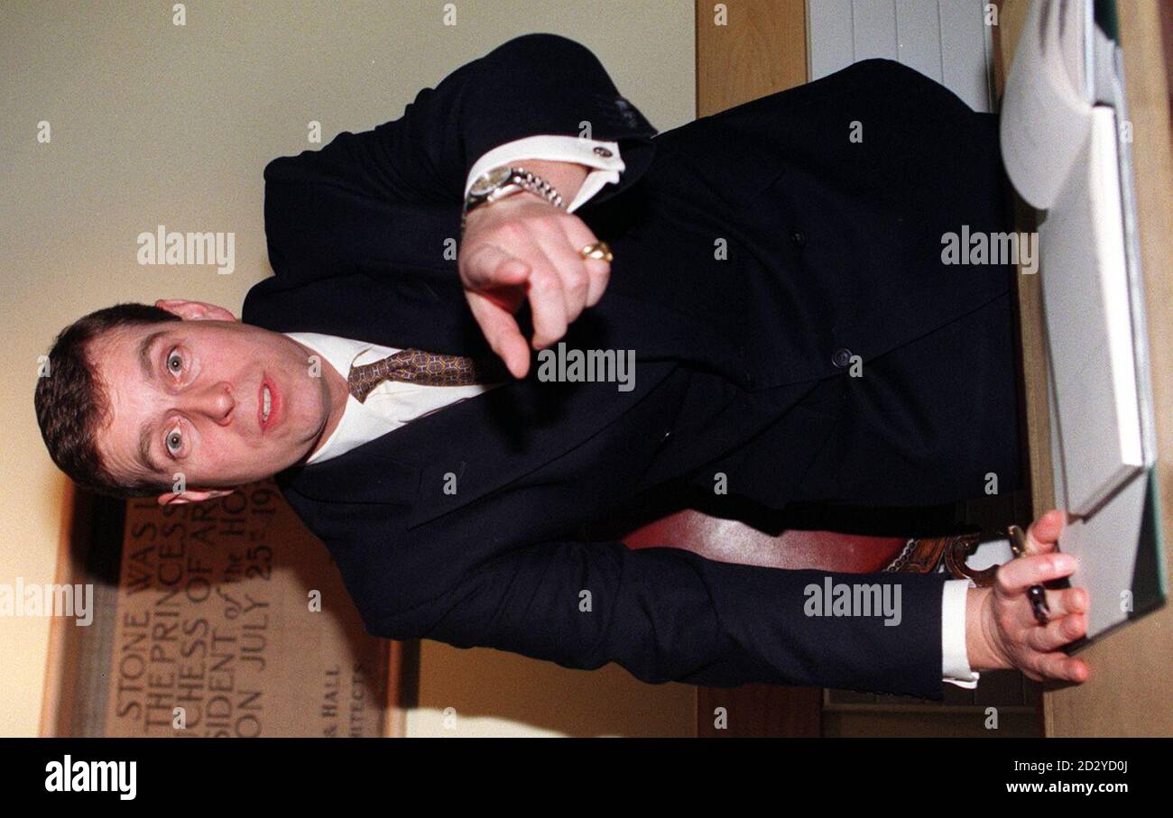 The Duke of York signs the visitors book after opening the refurbished ...