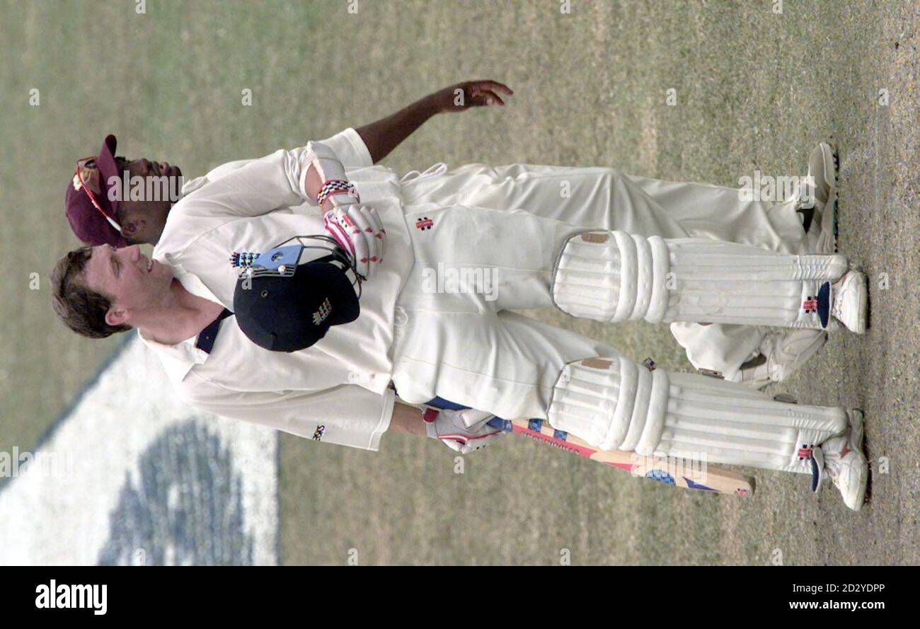 During the 3rd test at the queens park oval hi-res stock photography ...