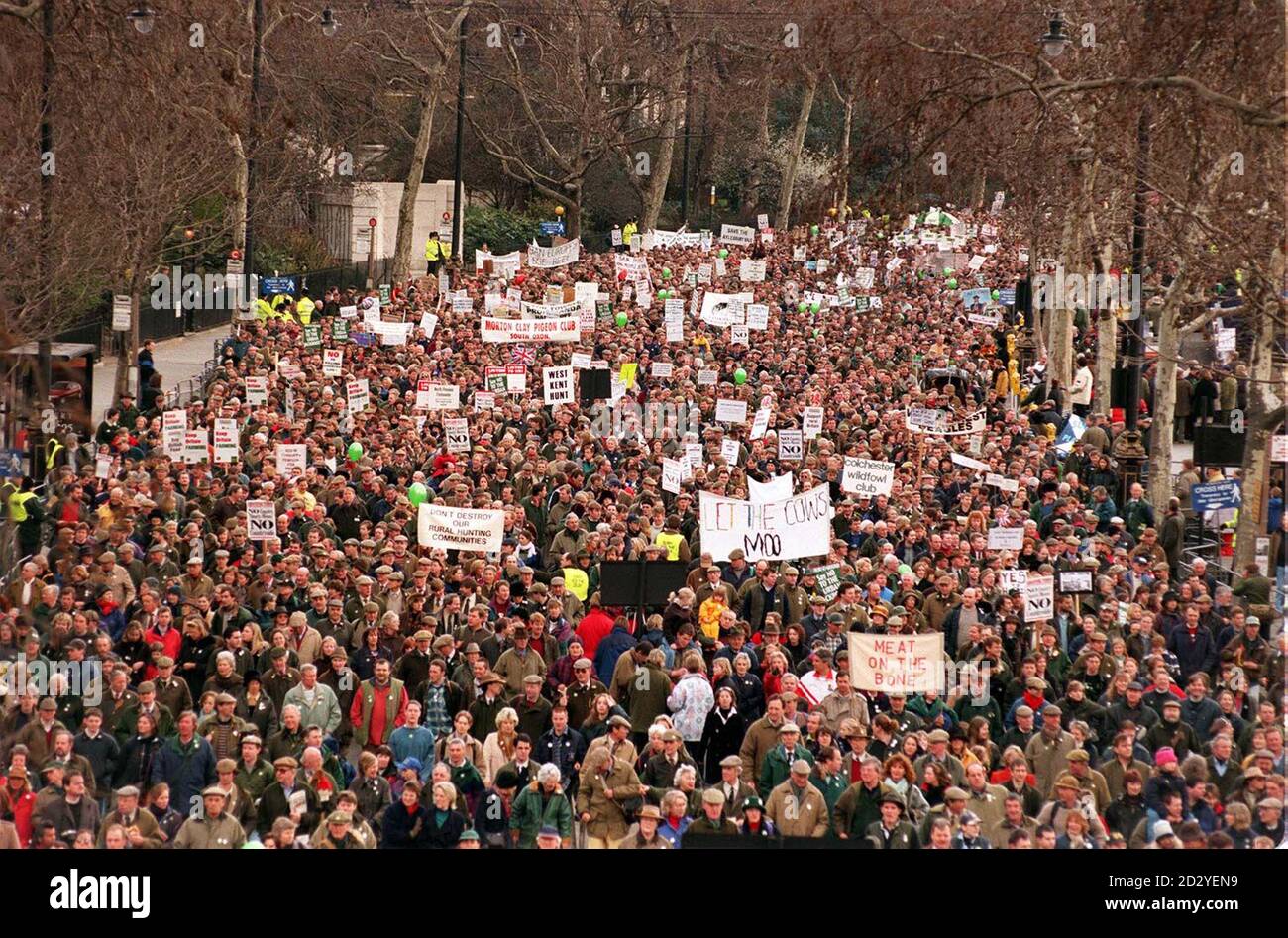 London foot and mouth protest hi-res stock photography and images - Alamy