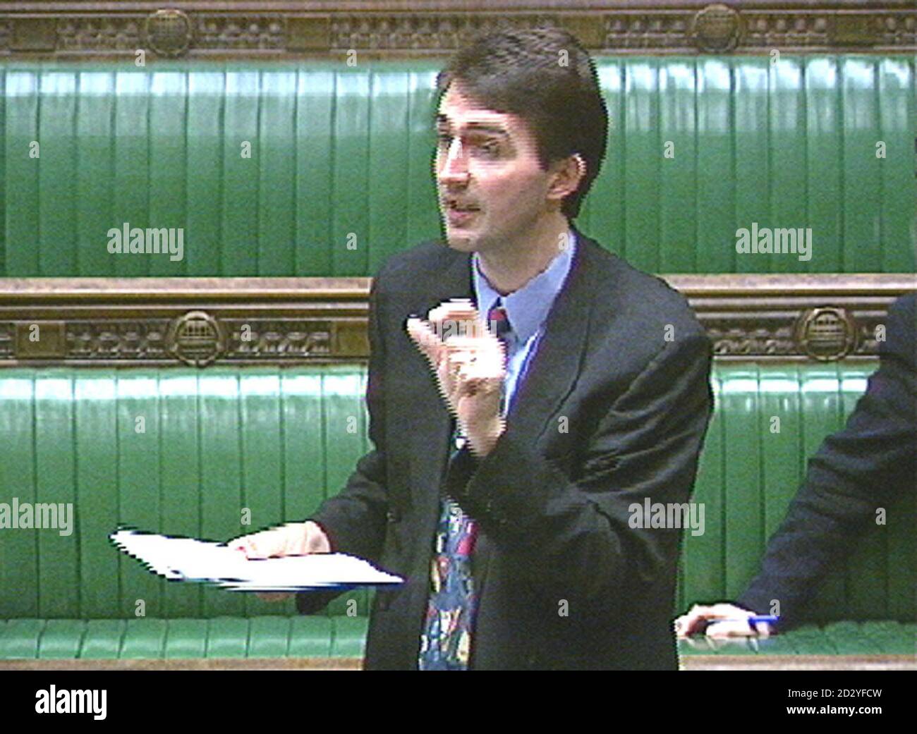 Videograb of Labour MP Michael Foster speaking to the House of Commons ...