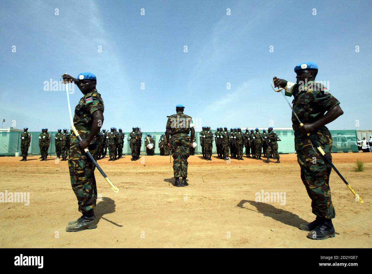 Ceremony marking the transfer of authority hi-res stock photography and ...