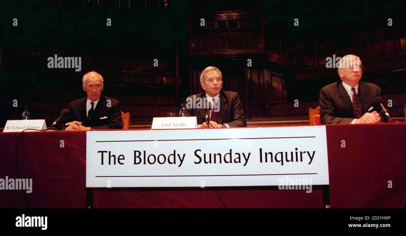 Lord saville of newdigate chairman hi-res stock photography and images ...