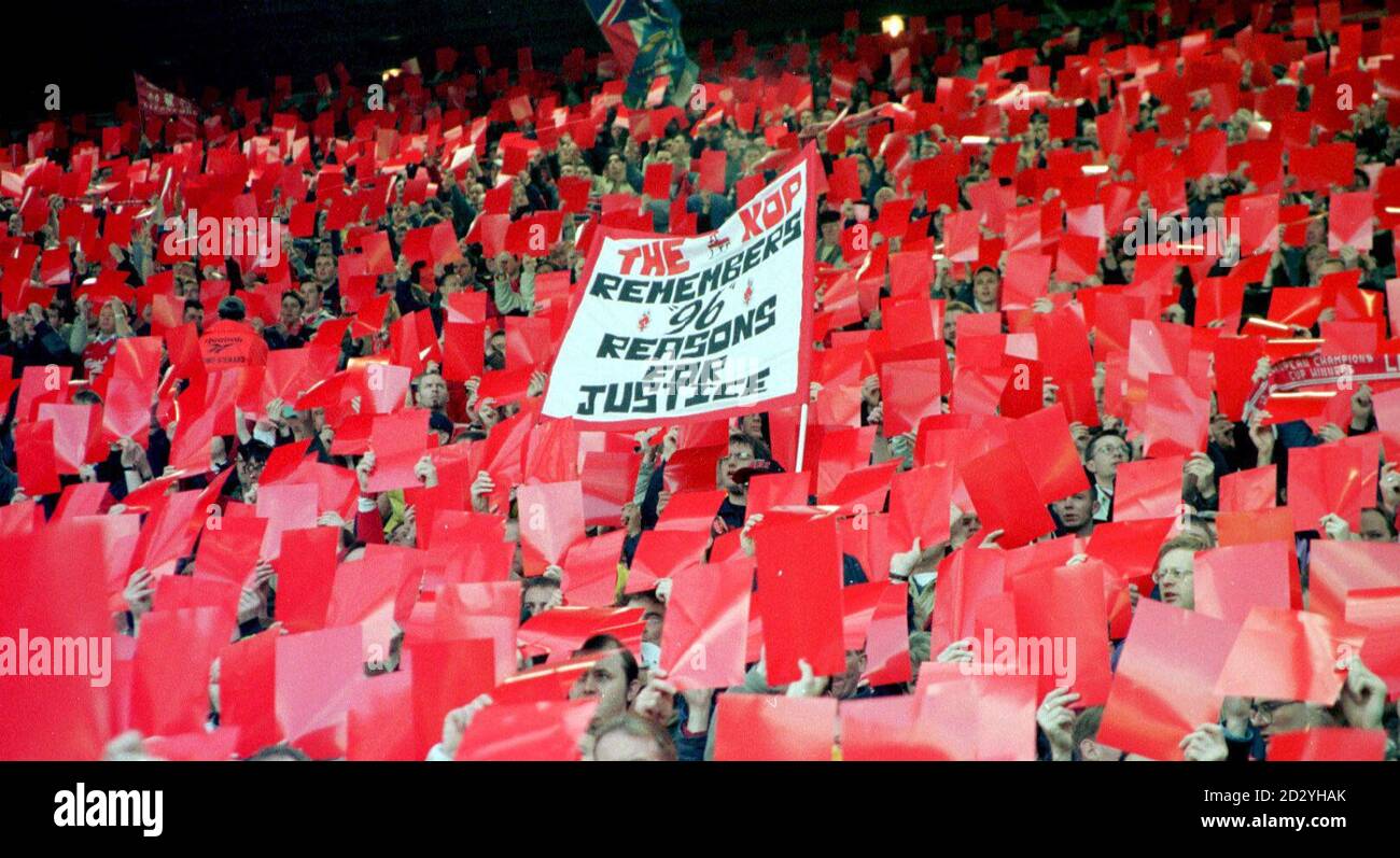 The Kop remembers Hillsborough 96, on the anniversary of the disaster ...