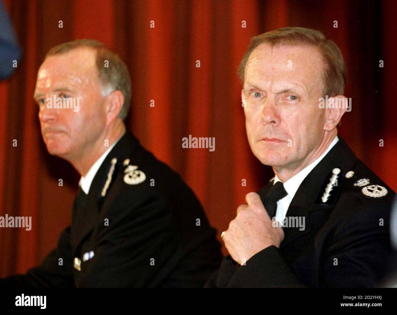 Grampian Chief Constable Ian Oliver (right) and Deputy Chief Constable ...