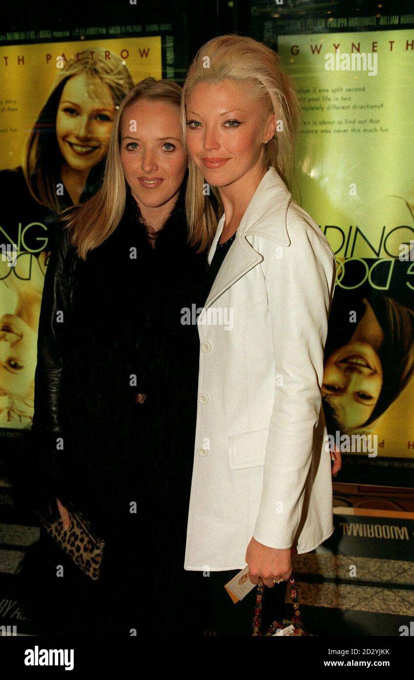 PA NEWS PHOTO 27/4/98 Tamara Beckwith and friend arrive for the London ...